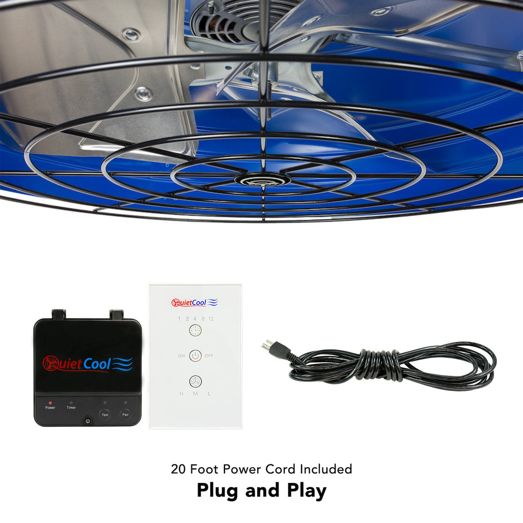 Classic Advanced Whole House Fan with Included Wireless Control – QC ...