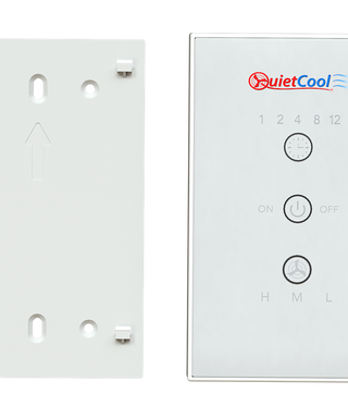 QuietCool Whole House Fan Wireless RF Glass Switch – QC Manufacturing